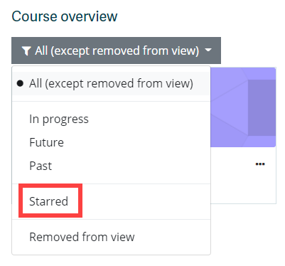 Moodle Dashboard – Moodle Orientation
