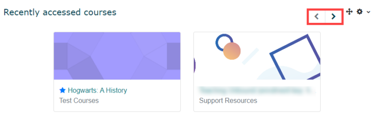 Moodle Dashboard – Moodle Orientation