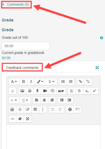 Grading Assignments – Moodle Orientation